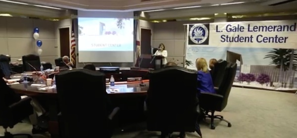 Student center under construction at Daytona State College named for local entrepreneur L. Gale ...